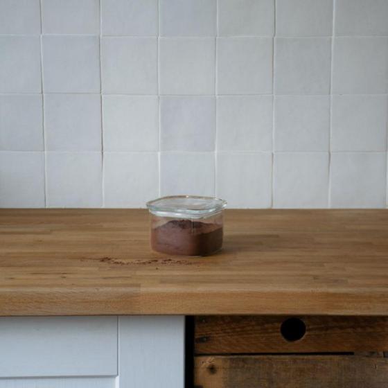 Glass Storage Container with Glass Lid - Square – Pebbly UK